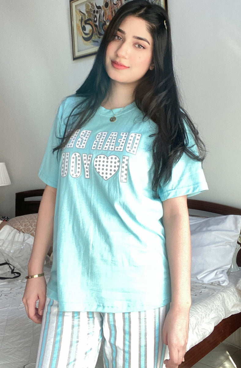 Dear Bed Printed Night Suit – Night Need